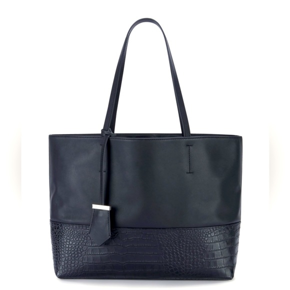 The White Company | Bags | Nwt The White Company Leather Croc Shopper ...